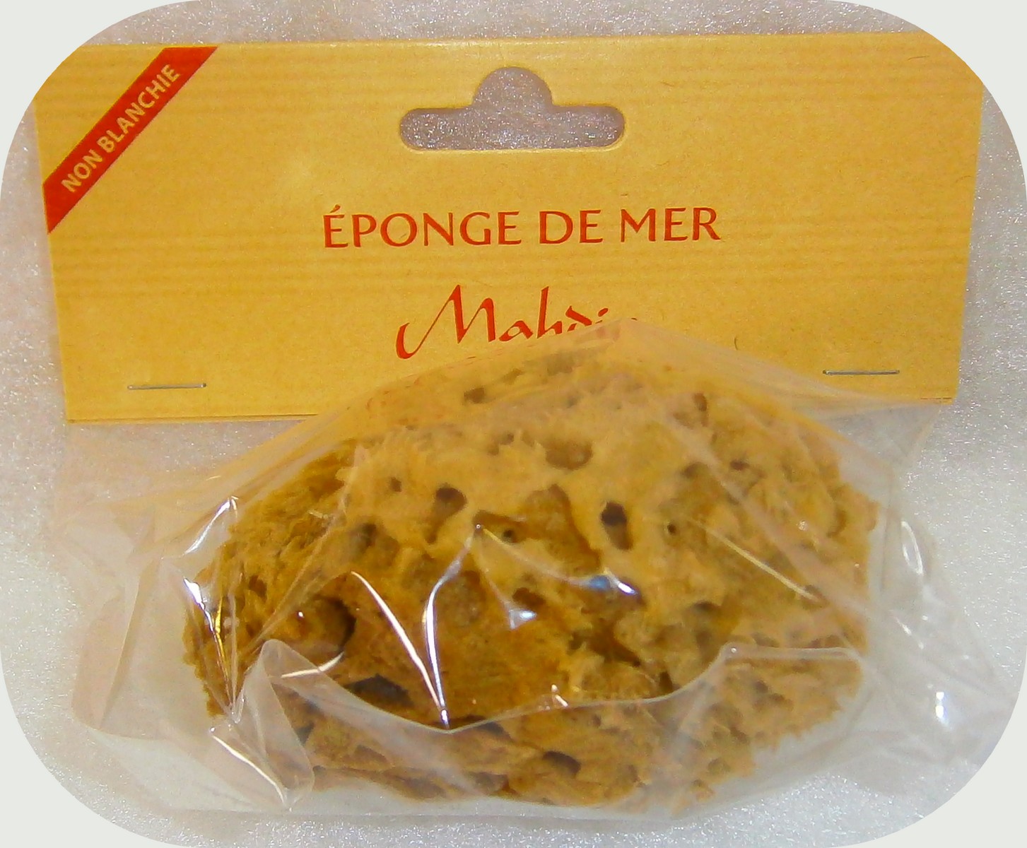 Beliflor : Eponge de Mer Naturelle Non Blanchie diam 8 cm ( accessoires ...